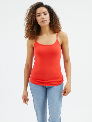 Red Strappy Cami Top | Women | George at ASDA