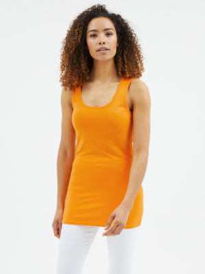 Orange Basic Fitted Vest | Women | George at ASDA