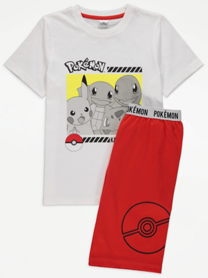 Pokémon Character Print Red Short Pyjamas | Kids | George at ASDA