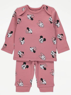 Disney Minnie Mouse Pink Pyjamas | Baby | George at ASDA
