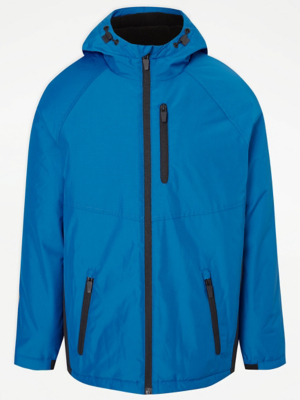 Cobalt Blue Hooded Sports Jacket | Kids | George at ASDA