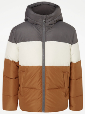 Colour Block Padded Coat | Kids | George at ASDA