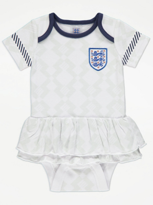 England FA Official White Tutu Bodysuit | Baby | George at ASDA