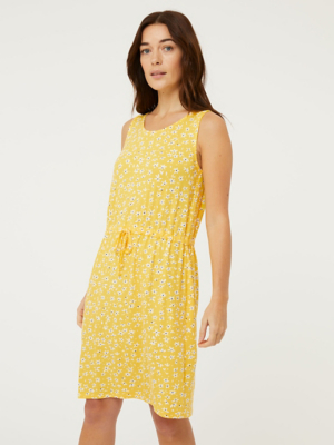 Yellow Floral Print Jersey Sundress | Women | George at ASDA