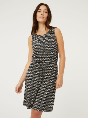 Black Patterned Jersey Sundress | Women | George at ASDA