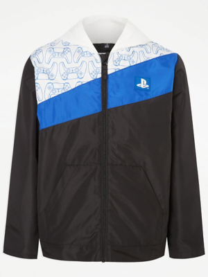 PlayStation Black Lightweight Jacket | Kids | George at ASDA