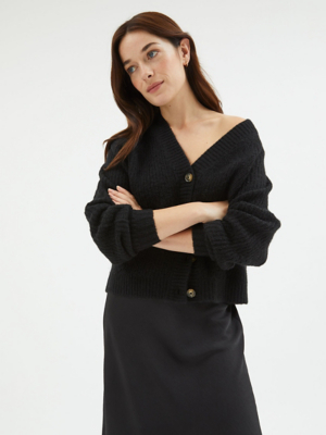 Black Raglan Sleeve Cardigan | Women | George at ASDA