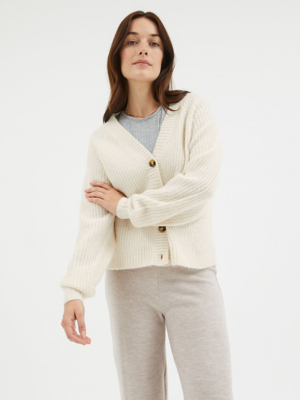 Neutral Button Up Knitted Cardigan | Women | George at ASDA