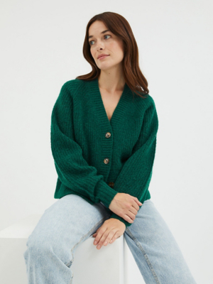 Green Raglan Sleeve Cardigan | Women | George at ASDA
