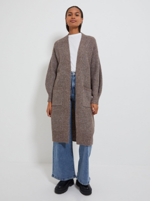 Brown Knitted Maxi Cardigan | Women | George at ASDA