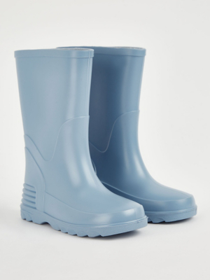 Blue Matte Wellington Boots | Kids | George at ASDA