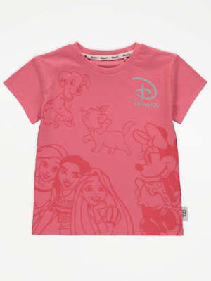 Disney 100 Pink Character T-Shirt | Kids | George at ASDA