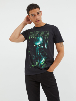 Necron Dynasties Black Graphic Print T-Shirt | Men | George at ASDA