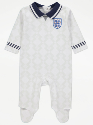 England FA Official Football Sleepsuit | Baby | George at ASDA