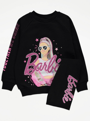 Barbie Glitter Sweatshirt and Cycling Shorts Outfit | Kids | George at ASDA