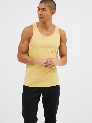 Yellow Plain Vest | Sale & Offers | George at ASDA