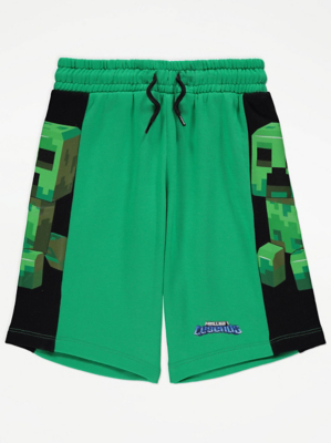 Minecraft Legends Green Shorts | Kids | George at ASDA
