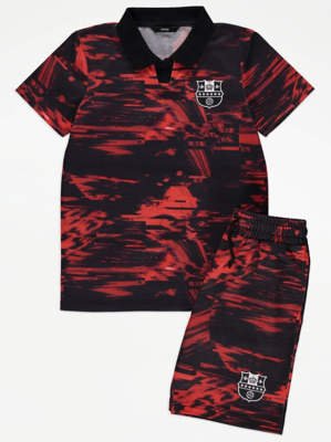 Football Polo Top and Shorts Outfit | Sale & Offers | George at ASDA