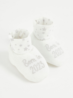 White Star Born In 2023 Booties | Baby | George at ASDA