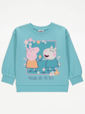 Peppa Pig Turquoise Friends Sweatshirt | Kids | George at ASDA
