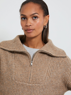 Orange Mountain Quarter Zip Jumper | Women | George at ASDA