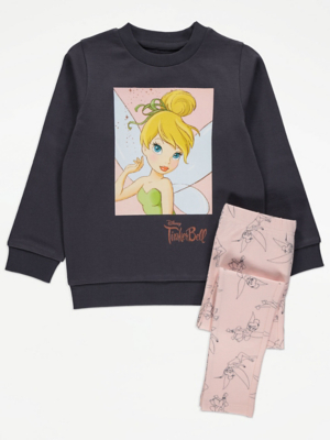 Disney Tinker Bell Character Sweatshirt and Leggings Outfit | Kids ...