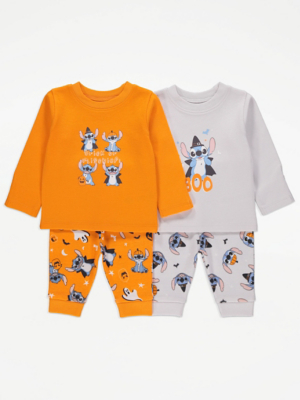 Disney Lilo and Stitch Halloween Pyjamas 2 Pack | Baby | George at ASDA