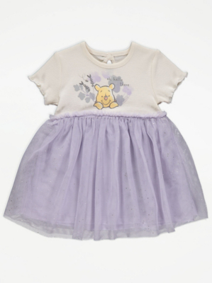 Disney Winnie The Pooh Lilac Mesh Tutu Dress | Baby | George at ASDA