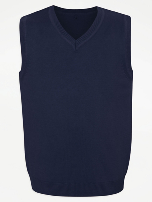 Navy V-Neck School Tank Top | School | George at ASDA