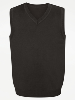 Charcoal V-Neck School Tank Top | School | George at ASDA