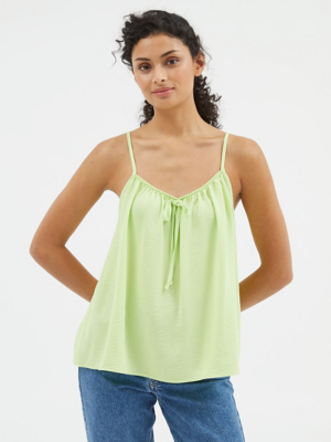 Lime Green Tie Up Strappy Cami Top | Women | George at ASDA