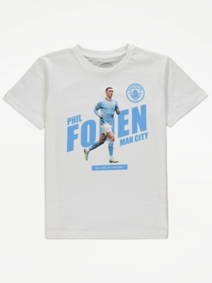 Manchester City Phil Foden T-Shirt | Kids | George at ASDA