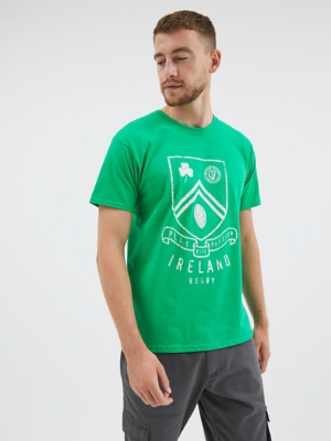Green Ireland Rugby T-Shirt | Men | George at ASDA