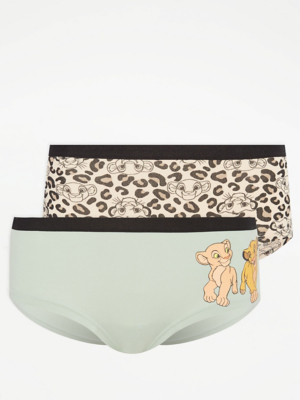 Disney The Lion King Animal Short Knickers 2 Pack | Lingerie | George ...