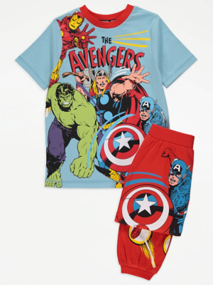 Marvel The Avengers Superhero Comic Pyjamas | Kids | George at ASDA