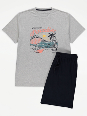Dreaming of Paradise Short Pyjamas | Men | George at ASDA