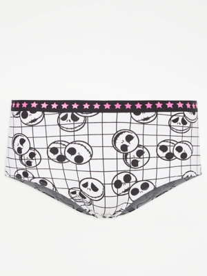 Disney Nightmare Before Christmas White Checked Short Knickers ...