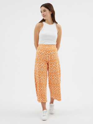 Orange Printed Culottes | Women | George at ASDA