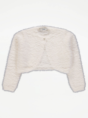 Cream Fluffy Shrug | Kids | George at ASDA