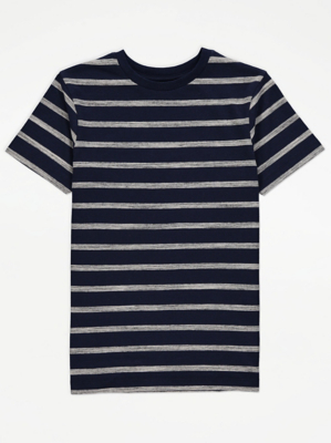Navy Striped T-Shirt | Kids | George at ASDA