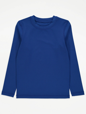 Dark Blue Base Layer Thermal Top | Kids | George at ASDA