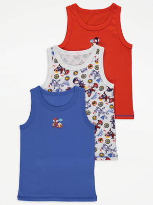 Marvel Spider-Man and Friends Vests 3 Pack | Kids | George at ASDA