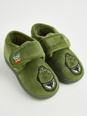 Disney Toy Story Green Rex Cupsole Slippers | Kids | George at ASDA