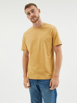 Yellow Crew Neck T-Shirt | Men | George at ASDA
