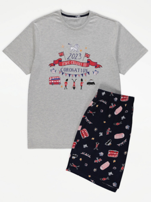 Matching Family King Charles III Adult Short Pyjamas | Sale & Offers ...