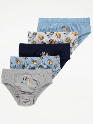 Bluey Character Briefs 5 Pack | Kids | George at ASDA