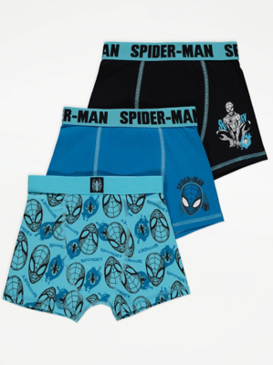 Marvel Spider-Man Trunks 3 Pack | Kids | George at ASDA