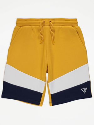 Bright Ochre Colour Block Shorts | Kids | George at ASDA