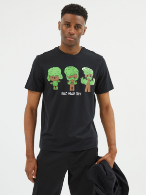 Marvel Groot Bad Hair Day Slogan T-Shirt | Men | George at ASDA