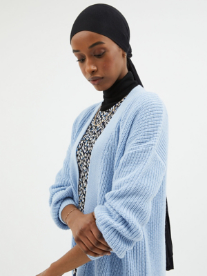 Light Blue Chunky Knit Cardigan | Women | George at ASDA
